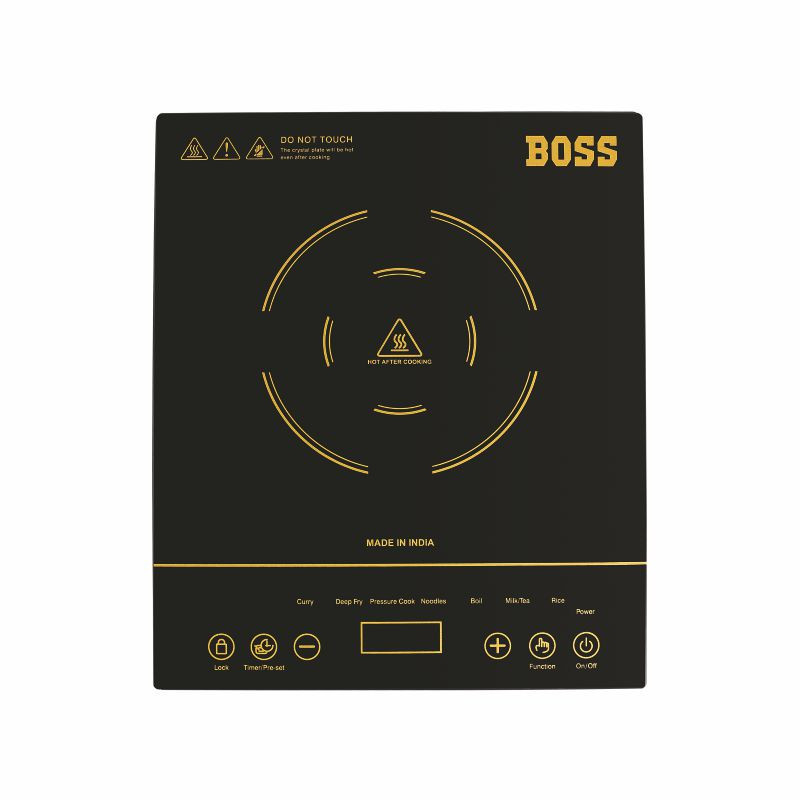 BOSS Chefmax 1800 Watts Induction Cooktop, Menu Option, Soft Touch ...